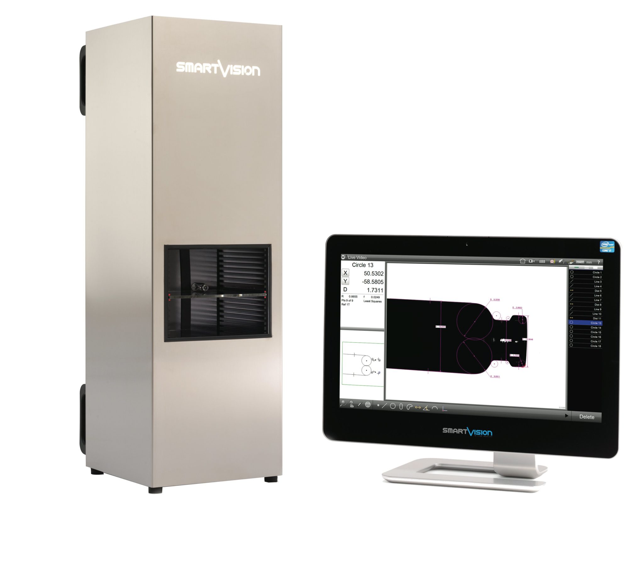 2D Video Measuring Machine - SmartPROJECTOR - SmartVISION - Someco