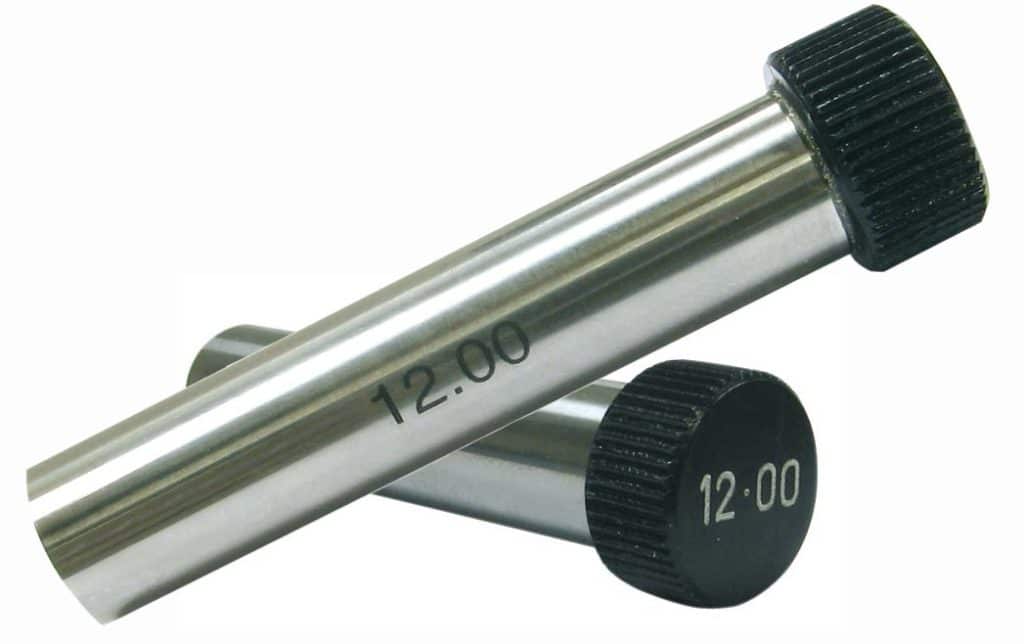 Pige de contrôle cylindrique à l’unité avec tête (progression 0.01 mm ...