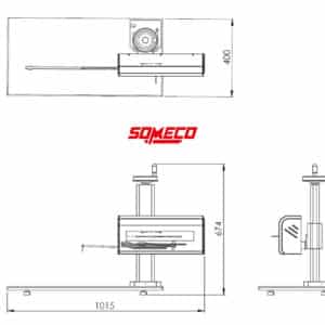 Motorized Probe Profilometer and Manual Column – PGS100 - Someco
